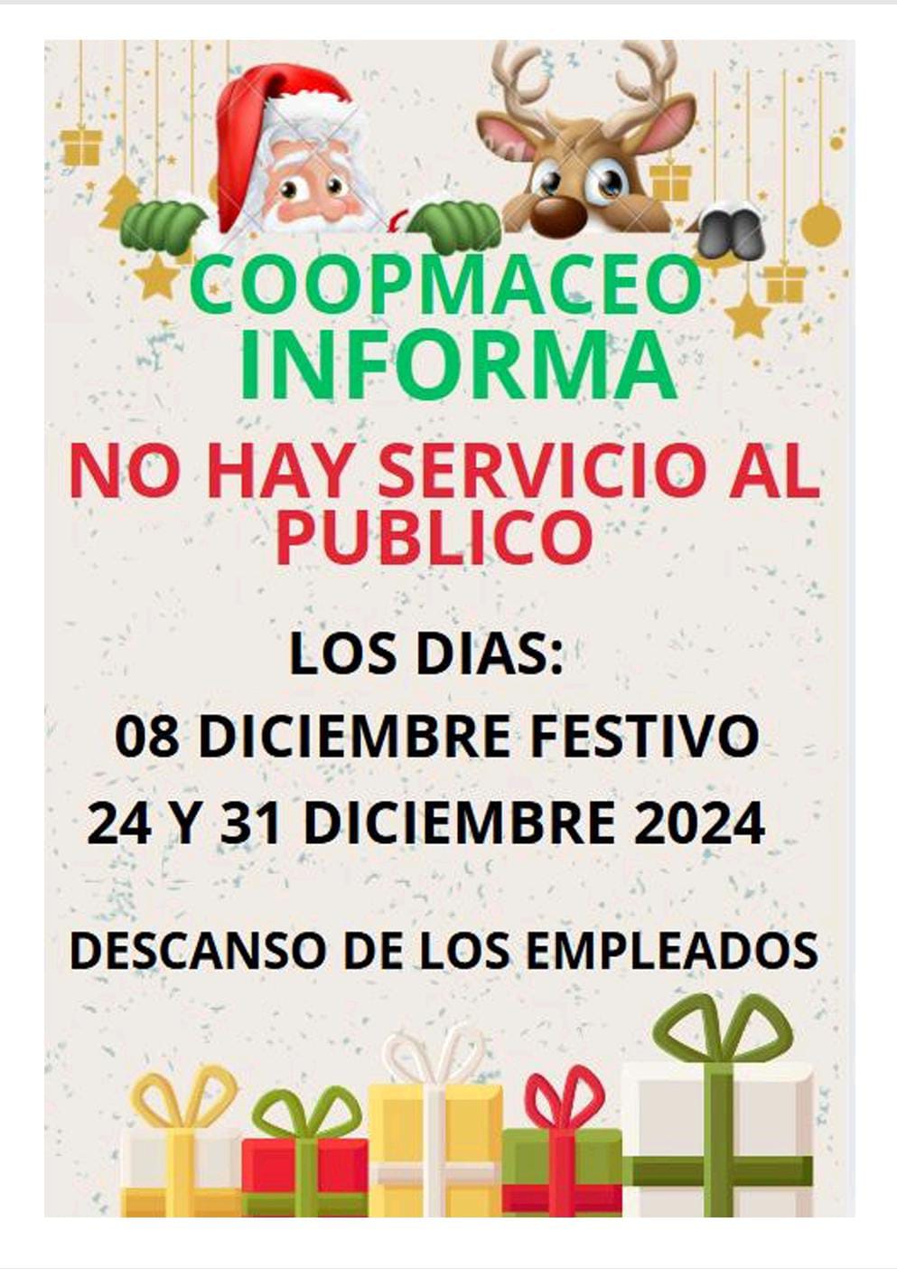 No hay servicio | COOPMACEO